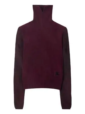 Burberry Equestrian Knight Roll-neck Sweater - Red