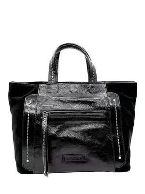 VISONA` Patent Leather Tote Bag