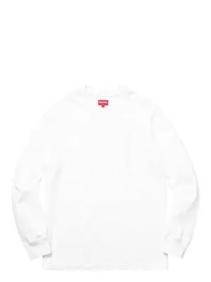 Supreme Overdyed Long Sleeve Top - White