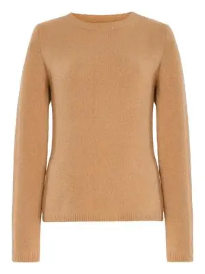 SERGIO HUDSON Crewneck Cashmere-Wool Sweater