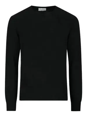 CHEZ PAUL Ribbed Cashmere Sweater - Black