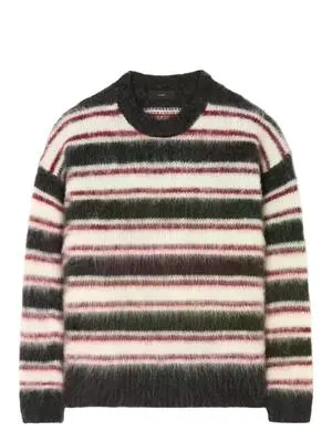 Alanui Striped-pattern Crew Neck Sweater - Multicolour
