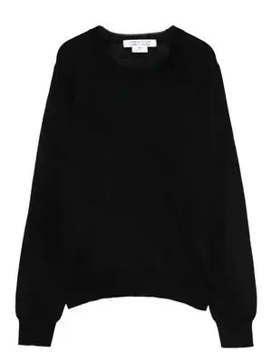 Comme Des Garçons Round-neck Long-sleeve Sweater - Black