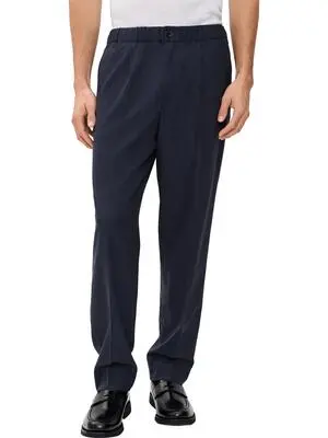 Paul Smith Elasticated Waist Trousers - Dark Navy
