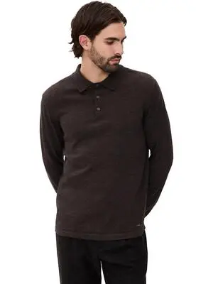 Simkhai Reynolds Polo - Chocolate Melange