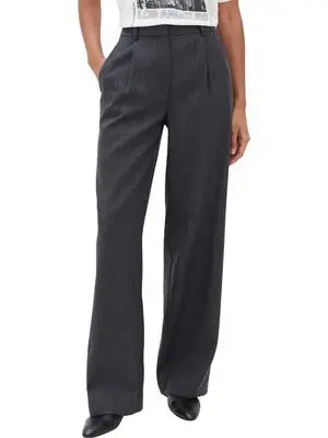 ANINE BING Trent Trousers Dark Grey