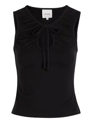 REFORMATION Bella Jersey Tank - Black