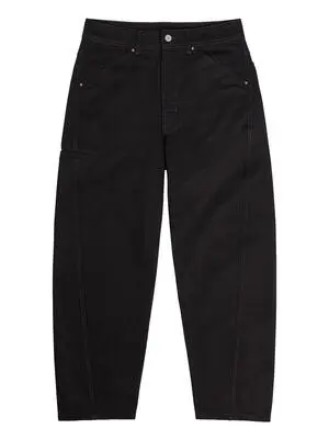 LEMAIRE Twisted Barrel-leg Jeans - Black