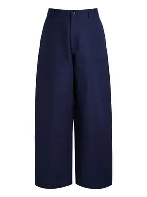 Acne Studios Wide-leg Trousers - Navy