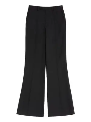 VALENTINO Valentino Nylon Gabardine Flare Trousers