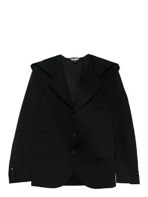 BLACK COMME DES GARÇONS Hooded Jacket - Black