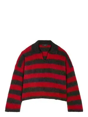 Alanui Striped Sweater - Red