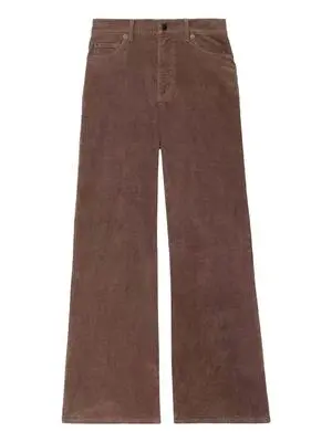 Zadig&Voltaire Wide-leg Corduroy Trousers - Brown