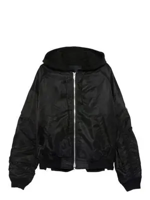 JUUN.J Hooded Bomber Jacket