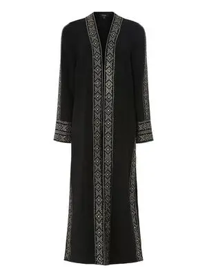 TEMPERLEY LONDON Beads-embellishment Coat - Black