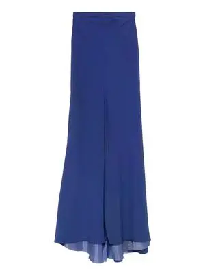 GEMY MAALOUF High-low A-line Long Skirt - Blue