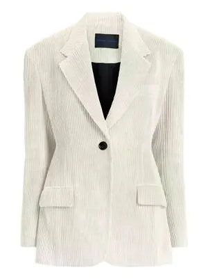 Proenza Schouler Corduroy Single-breasted Blazer - Neutrals