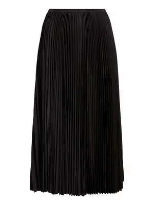 Proenza Schouler Straight-waistband Pleated Midi Skirt - Brown