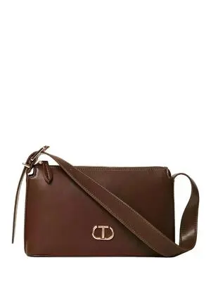 TWINSET Buckle-strap Shoulder Bag - Brown