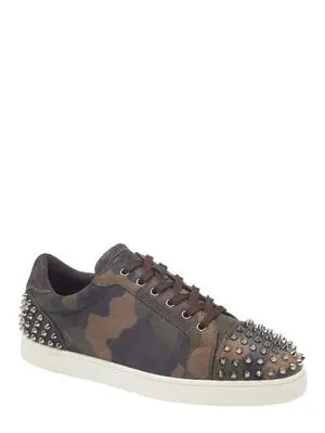 CHRISTIAN LOUBOUTIN Seavaste 2 Orlato Camo Sneaker - Cafe Green