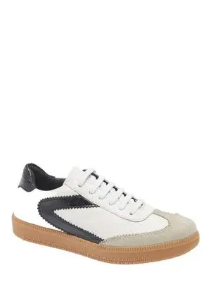 CHOCOLAT BLU Vassa Leather Sneakers - Black-white Leather