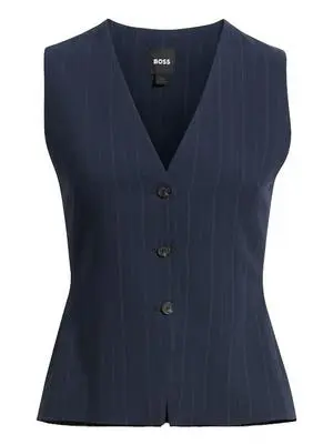 BOSS Julinia Pinstripe Vest