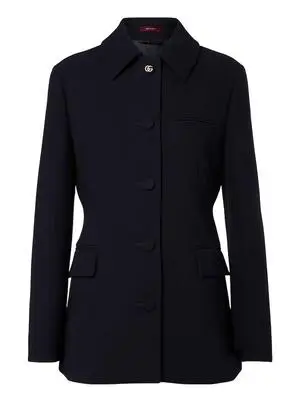 Gucci Double G Wool Jacket - Black