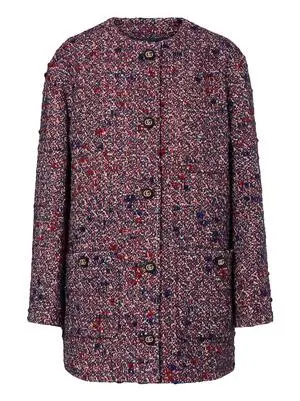 Gucci Wool-blend Tweed Jacket - Blue