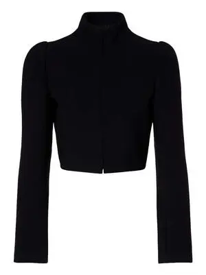 Alaïa Cropped Jacket - Black