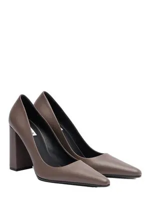 Alaïa Pointy Leather Pumps - Brown
