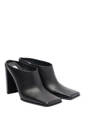 Alaïa Leather Mules - Black