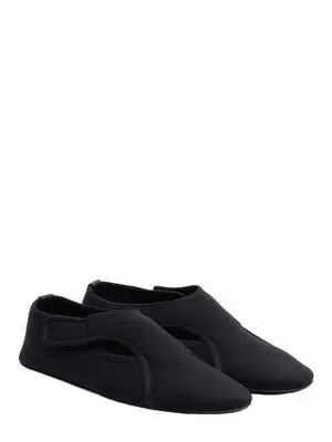 Alaïa Flex Leather-trimmed Ballet Flats - Black