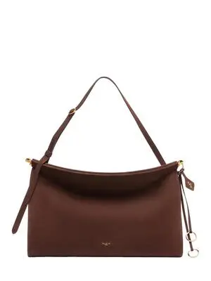 Alaïa Le Click Large Leather Shoulder Bag - Brown
