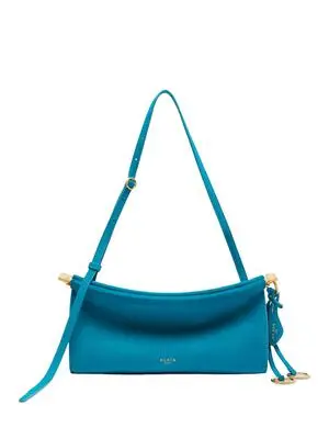 Alaïa Le Click Small Suede Shoulder Bag - Blue
