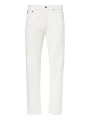 Zegna Roccia Mid-rise Slim Jeans - White
