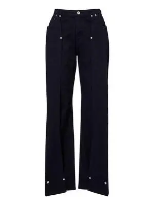 JEAN PAUL GAULTIER Low-rise Wide-leg Jeans - Black