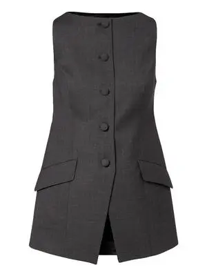 RÓHE Wool Vest - Grey