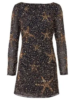Rixo Ilse Sequined Minidress - Blue
