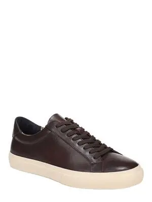 Vince Fulton Leather Sneakers Chili Brown