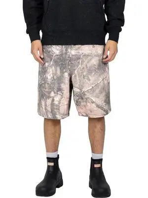 PLEASURES Hunt Canvas Shorts - Sand Camo