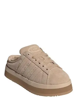 Adidas Campus 00s Winter Low Sneaker Mule - Magic Beige/magic Beige/gum