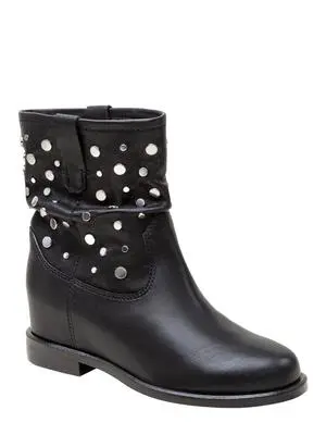 Linea Paolo Terry Studded Booties - Black