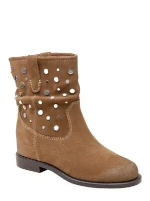 Linea Paolo Terry Studded Booties - Olive