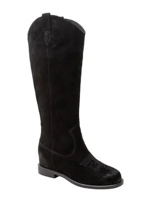 Linea Paolo Tracy Pull-On Boots Black