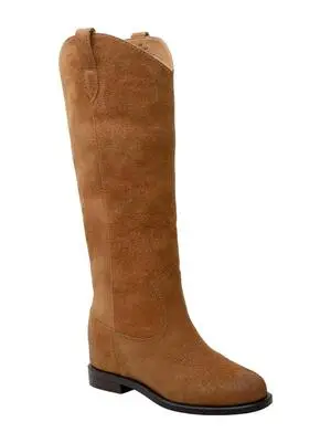 Linea Paolo Tracy Pull-On Boots Nutmeg