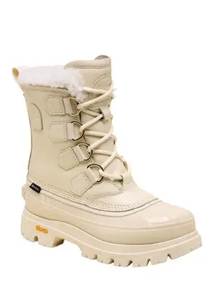 Sorel Caribou Horizon Gtx Genuine Shearling Boots - Honey White/honey White