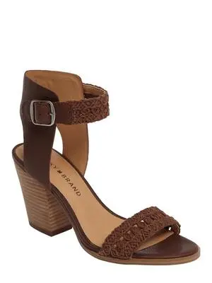 Lucky Brand Oakes Ankle Strap Sandal - Toffee Leather