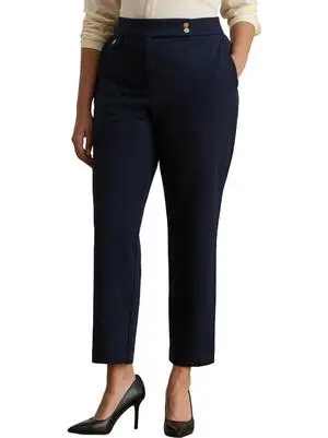 Ralph Lauren Ponte Ankle Pants - Lauren Navy