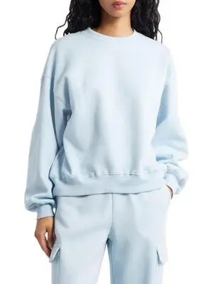 Bp. Relaxed Cotton Blend Sweatshirt Blue Skyride