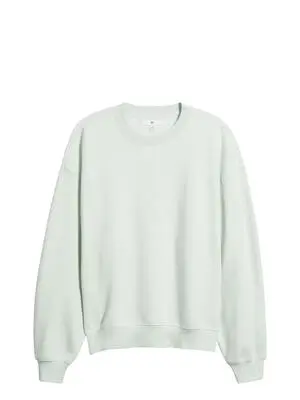 Bp. Relaxed Cotton Blend Sweatshirt - Green Cloud